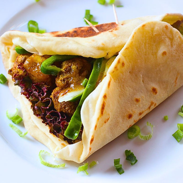 Tandoori Chicken Naan Wrap – Hamama